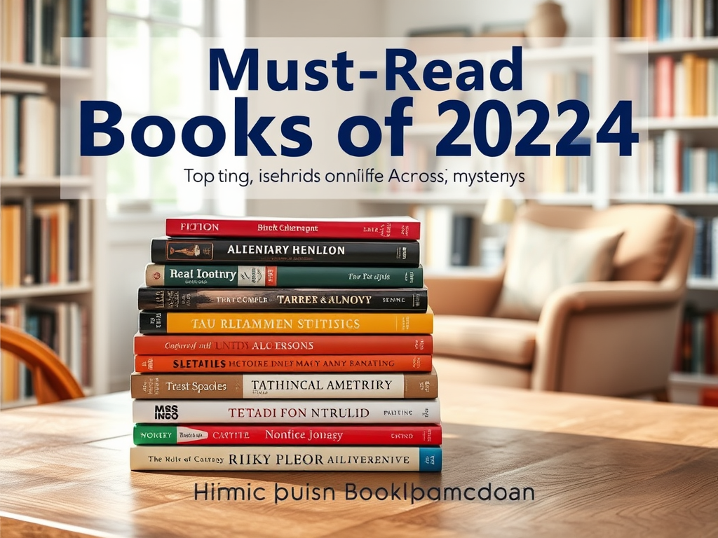 Must-Read Books of 2024: Top Picks Across Genres - Where Stories Come Alive