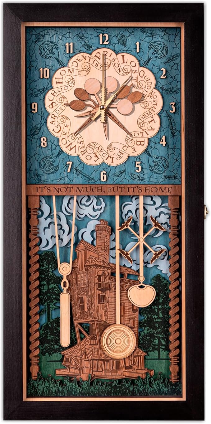 Bring Hogwarts Magic to Your Home with the ZE WOOD Weasley Family Clock in 2025 - Where Stories ...